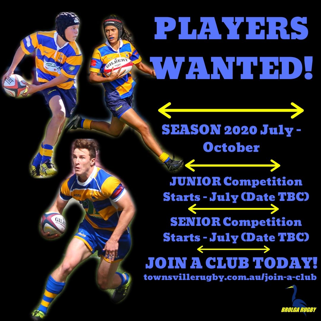 RECRUITMENT POSTER! – Townsville & Districts Rugby Union